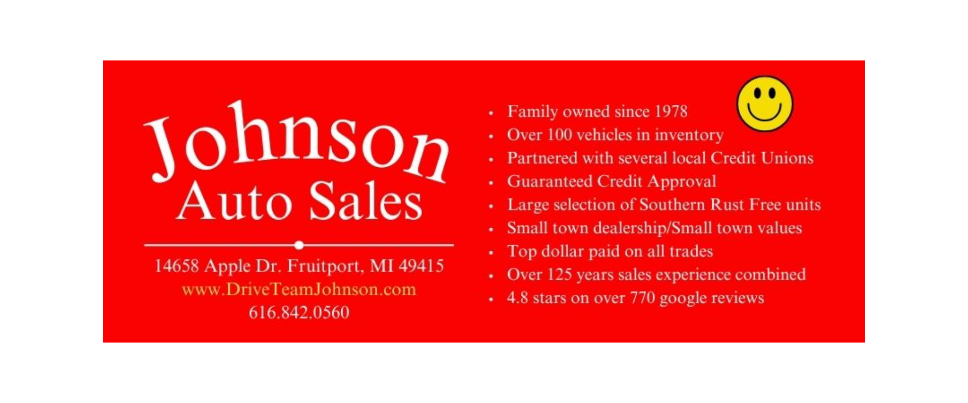 Used Cars Fruitport MI | Used Cars & Trucks MI | Johnson Auto Sales